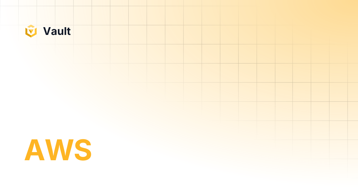 AWS | Vault